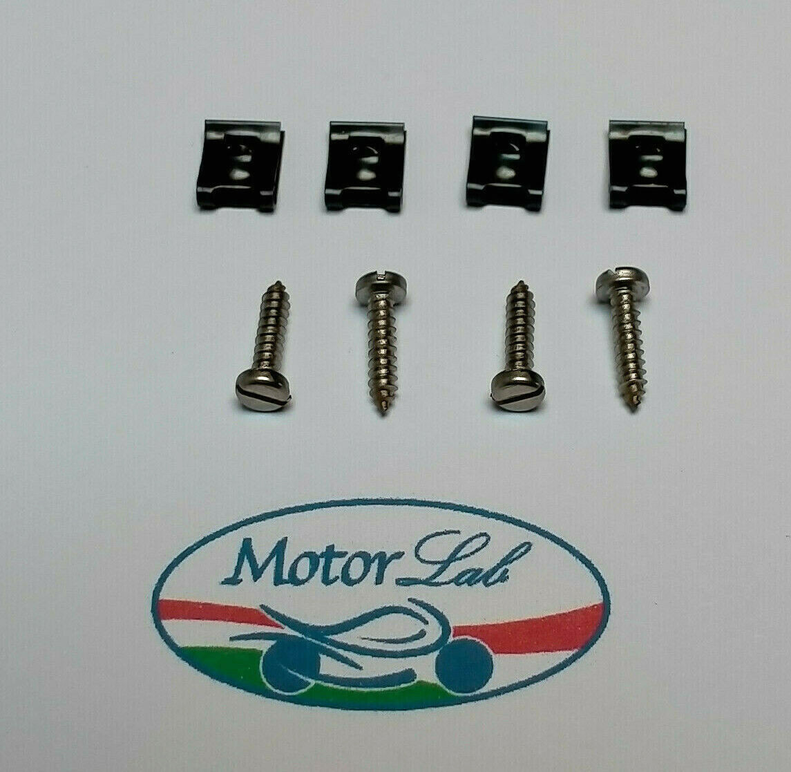 Kit 4 viti,piastrina elastica fissaggio clacson Vespa 50 L N R,125 ...