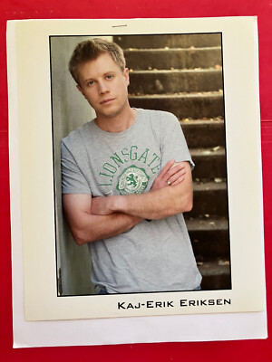 Kaj-Erik Eriksen , original talent agency headshot photo with credits ...