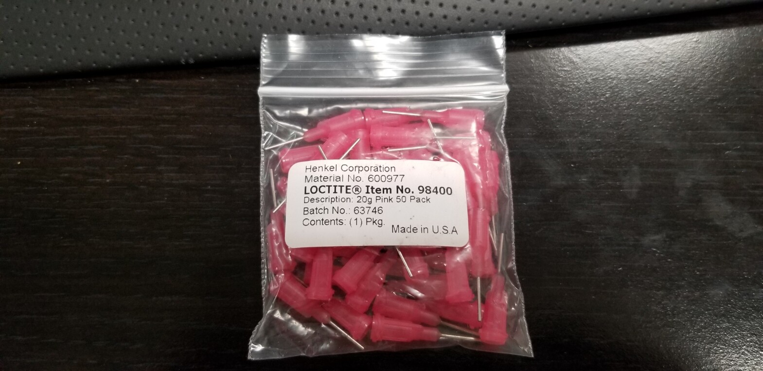 Loctite 98400 20GA PINK Dispenser Tips Lot of 50 NEW! | eBay