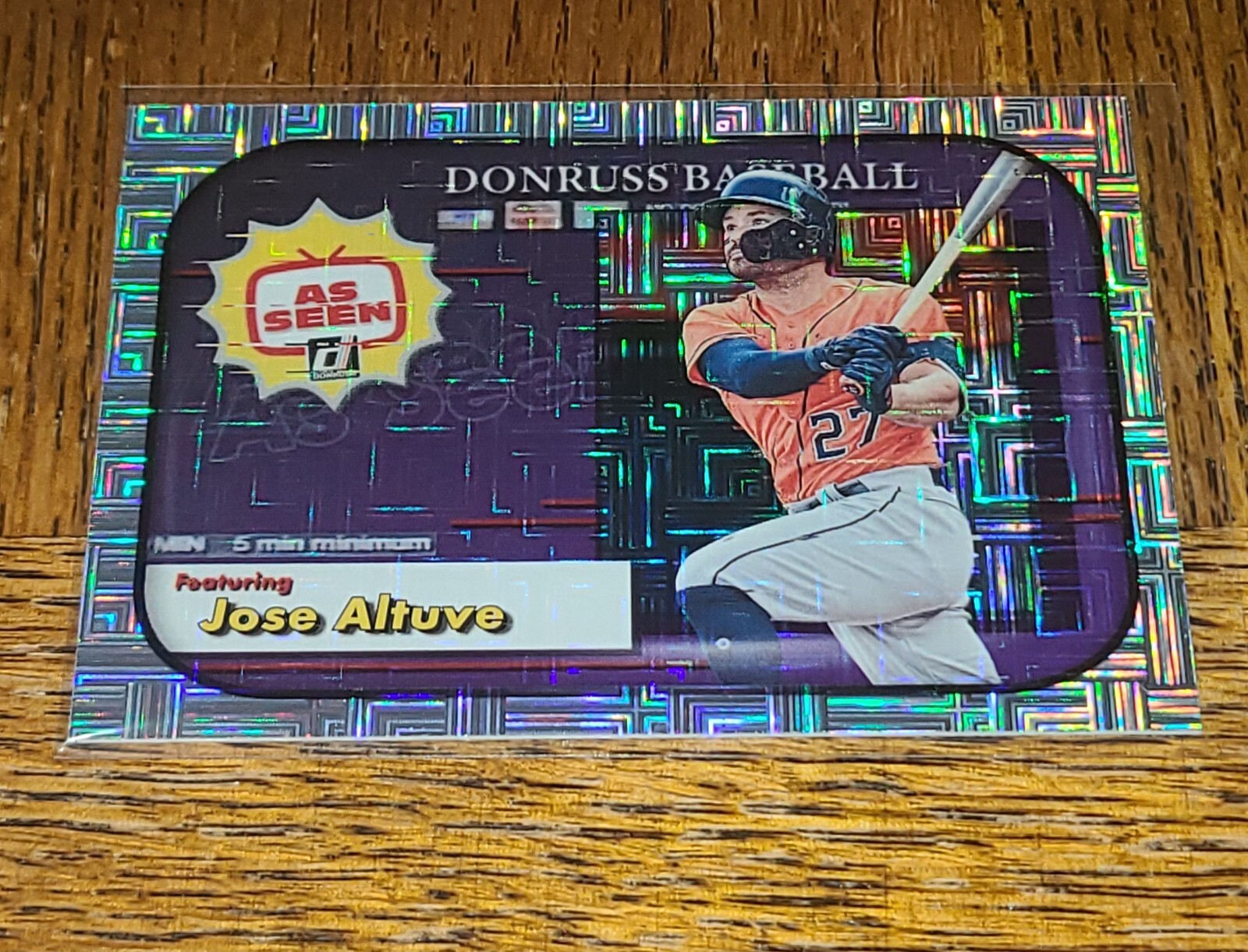 ASTROS JOSE ALTUVE 2020 DONRUSS AS SEEN VECTOR #AS-3 | eBay