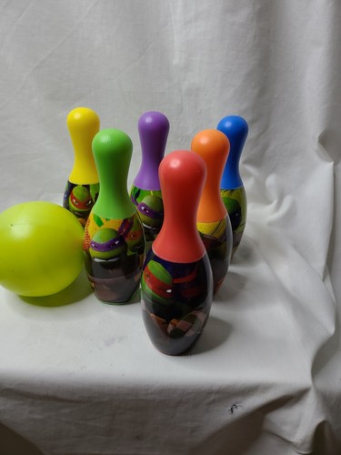 Nickelodeon TMNT Teenage Mutant Ninja Turtles Bowling Pins (Plastic ...