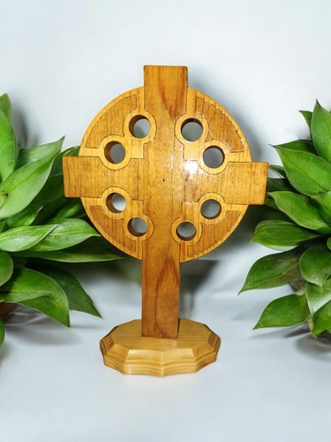 Handmade Wood Cross On Stand | eBay