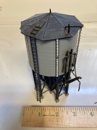HO Scale Water Tower with Extra Details Added | eBay