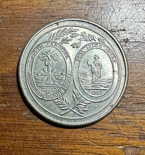 Vintage South Carolina Coin The Palmetto State 1788 Governors Seal | eBay