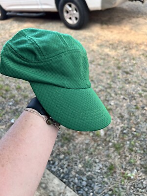 Bay Six 5 Panel Running Jogging Hat cap 5 Panel NEW Green Runner Blank ...