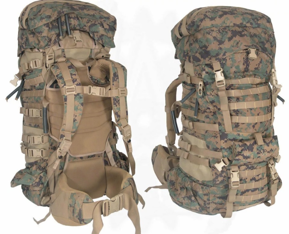 GEN 2 MARPAT ILBE PACK W/LID, ASSAULT PACK, HIP BELT & RADIO POUCH ...