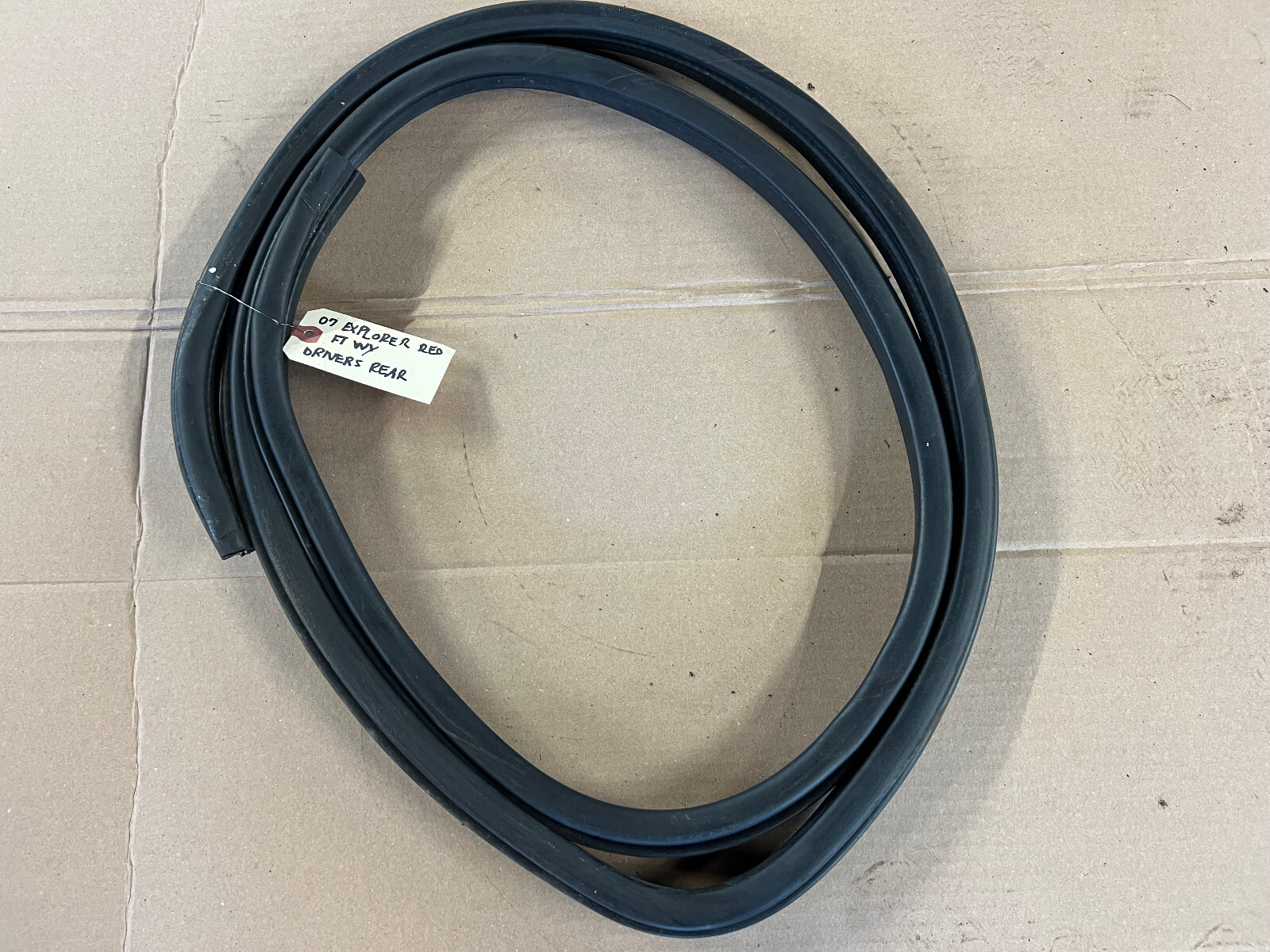 2007 - 2010 FORD EXPLORER DRIVERS REAR DOOR OPENING WEATHERSTRIP ON ...