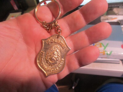 Brass Police Key Chain | eBay