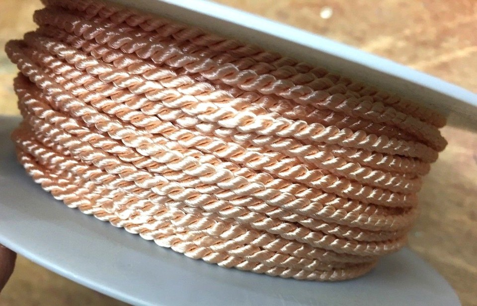 twisted cording rayon 1/8" cord 2-3 mm 3yds made in France | eBay