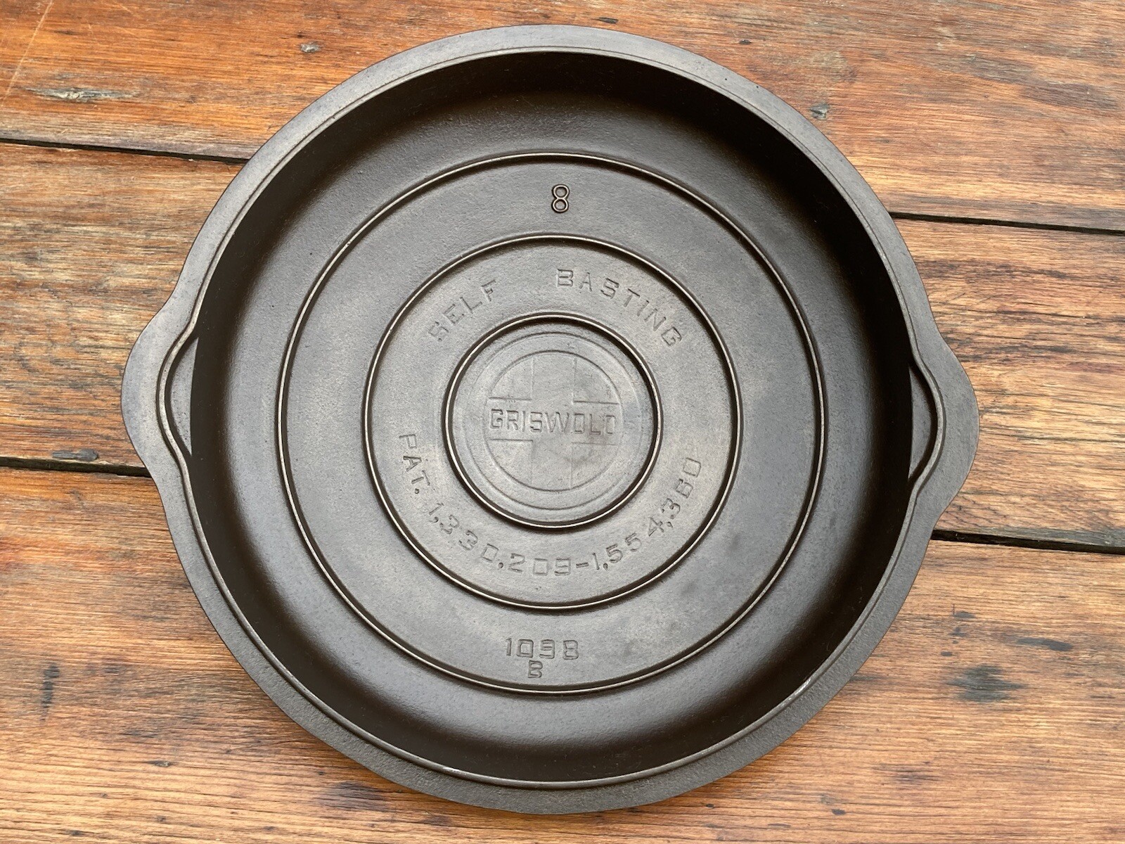Griswold Cast Iron #8 Button Logo Skillet Lid | eBay