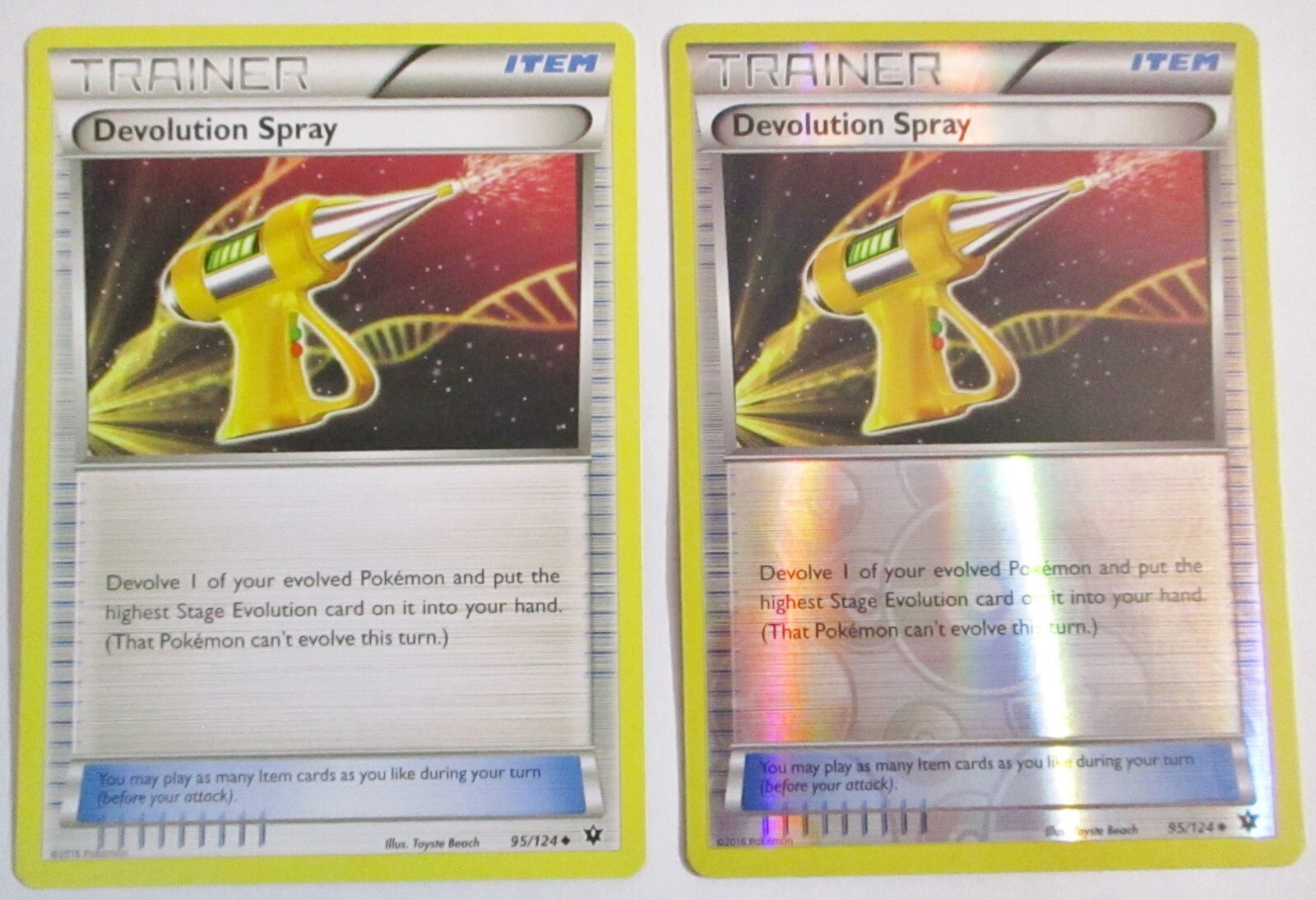 Devolution Spray 95/124 Fates Colide Trainer Non & Reverse Holo 2 ...