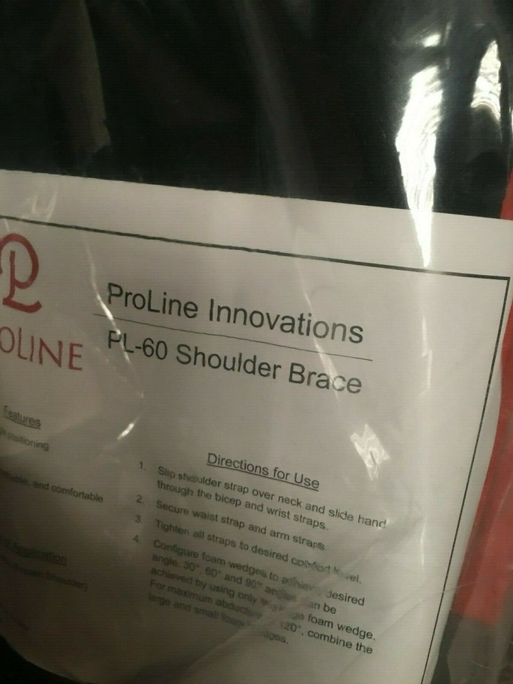 ProLine PL-60 Shoulder Support Brace Size S | eBay