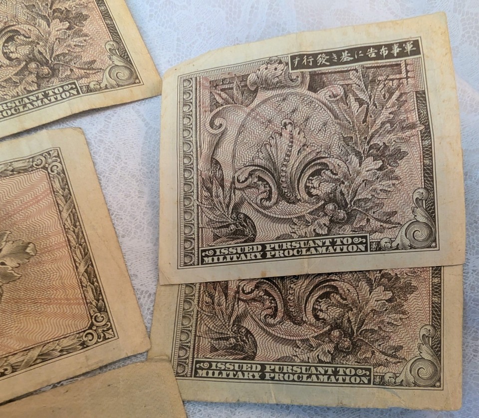 WWII Asia Paper Money Lot 13 Japan Military China Banknotes Vintage | eBay