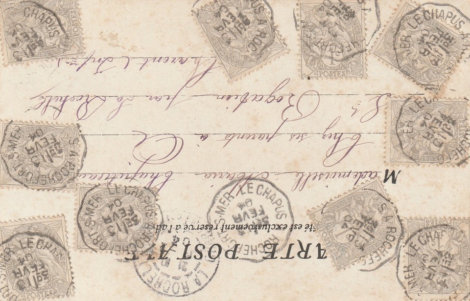 CPA rochefort-sur-mer (17) Le Théâtre – Belle Animation - 1903-4 | eBay