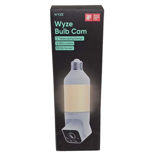 Wyze Bulb Cam 2K Outdoor Security Camera E26 Bulb Model WYZEC-BC ...