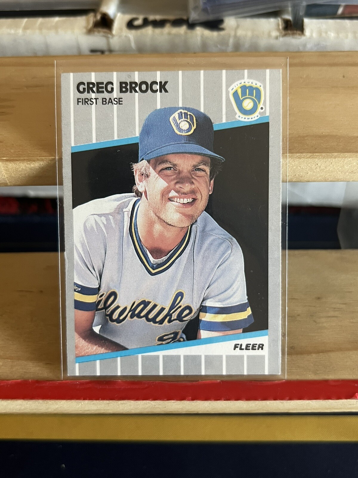 1989 Fleer - #181 Greg Brock for sale online | eBay