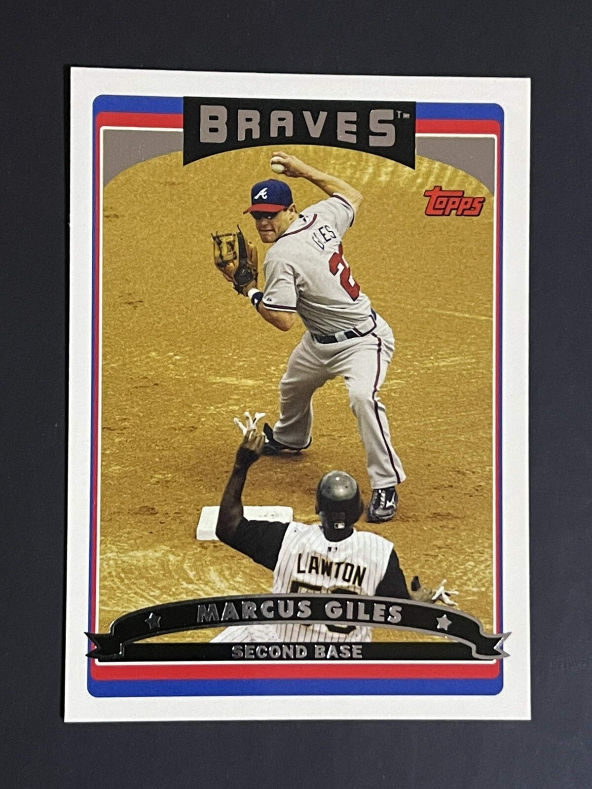TOPPS 2006 MLB MARCUS GILES #380 2B ATLANTA BRAVES BASEBALL CARD | eBay