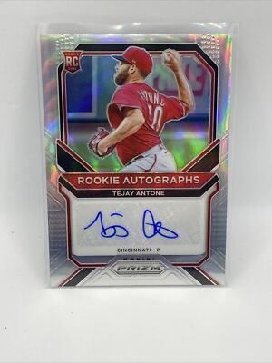 TEJAY ANTONE 2021 Prizm Baseball Rookie Auto Silver Prizm Cincinnati ...