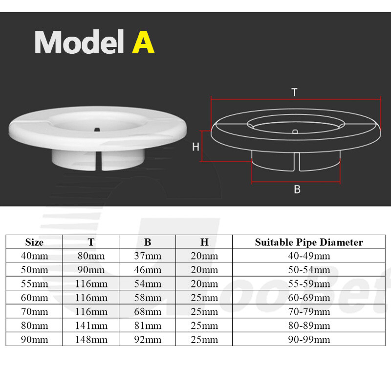 Radiator Pipe Collar Shroud Rosette Rose Wall Hole Cover Cable Wire ...