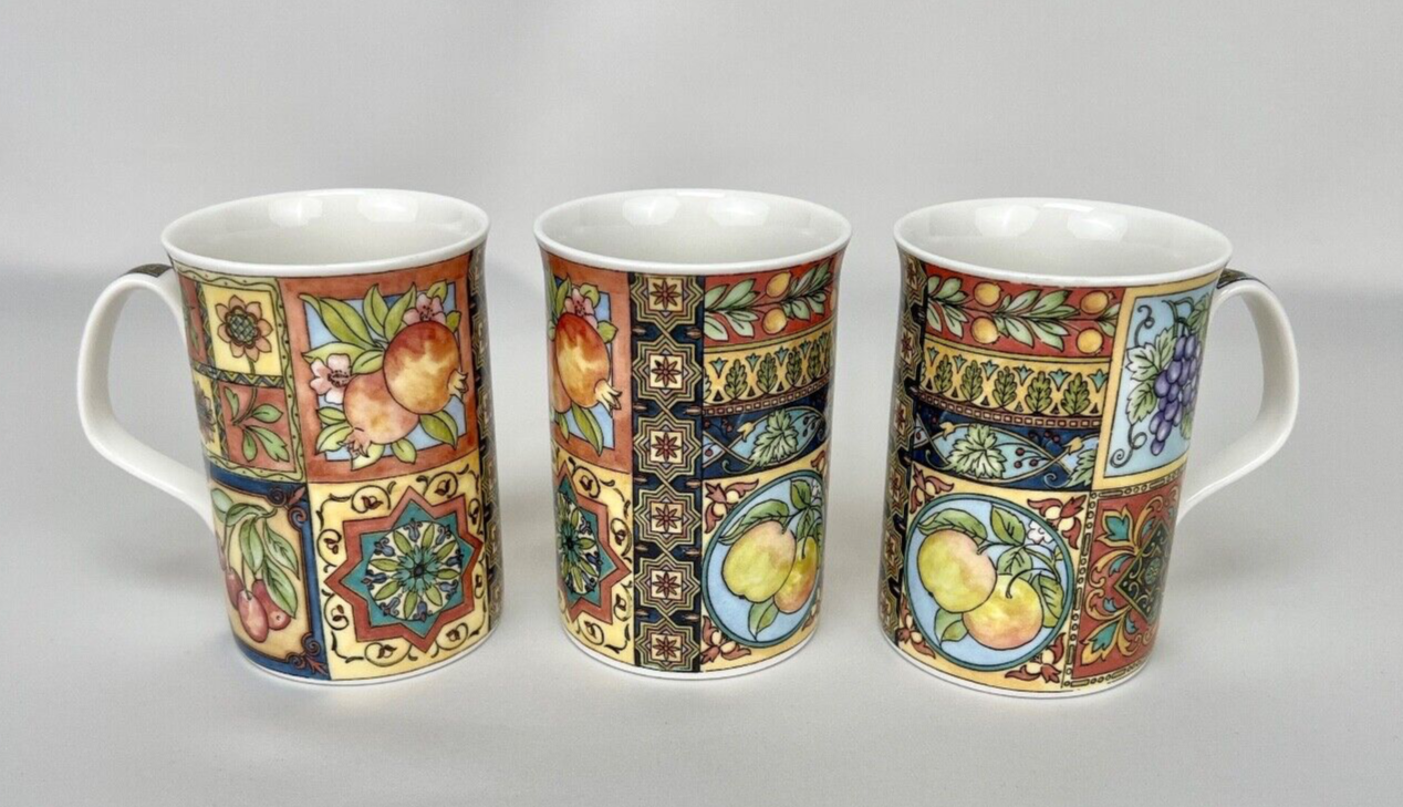Royal Doulton Expressions Persian Fruits by Angela Proffitt Mugs Lot of ...