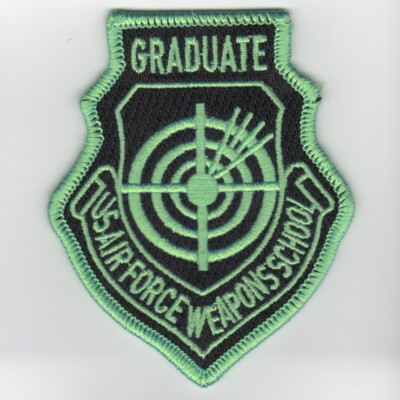 USAF AIR FORCE WIC WEAPONS SCHOOL GRADUATE FRIDAY NEON EMBROIDERED ...