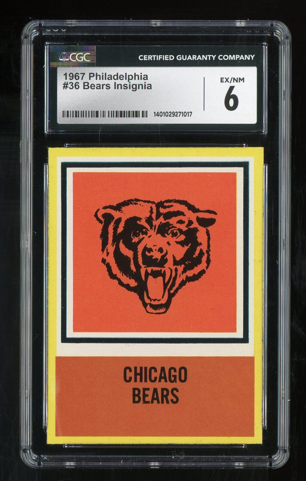 1967 Philadelphia - #36 Chicago Bears for sale online | eBay