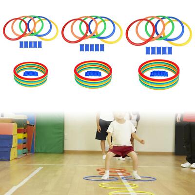 Hopscotch Rings Game with Connectors Backyard Children Toddlers Sports ...