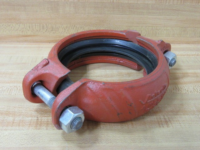 4" Victaulic QuickVic Style 107h Rigid Ductile Iron Grooved Pipe ...