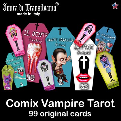 tarot card deck oracle comics vampire playing game cards limited ...