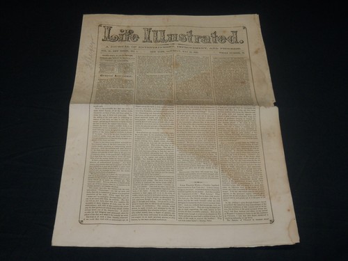 1856 MAY 24 LIFE ILLUSTRATED NEWSPAPER - QUEEN VICTORIA VISIT - NP 4810 ...