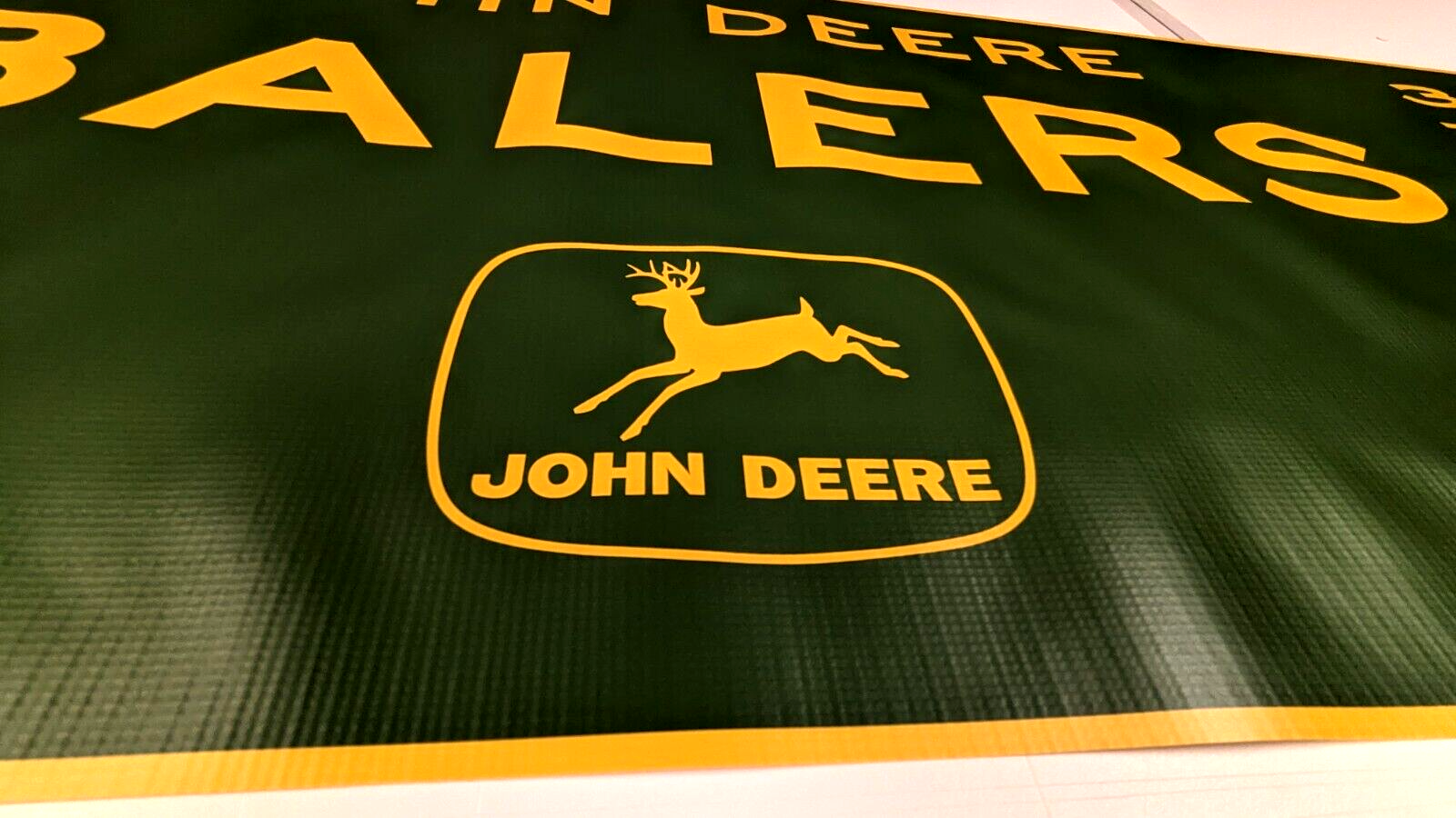 John Deere Balers Vintage Style Banner Dealer Promo Sign Ad | eBay