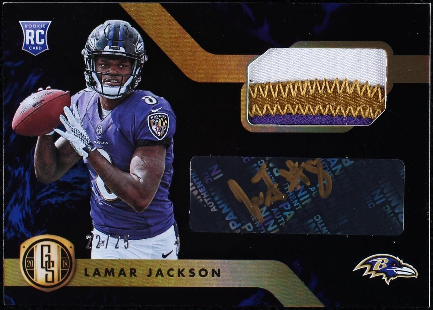 2018 Panini Gold Standard - Rookie Jersey Autographs Prime Lamar ...