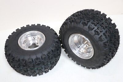 20x11x9 Honda 450r 400EX 300EX TRX250r ATV Rear Tires + Wheels Rims Set ...