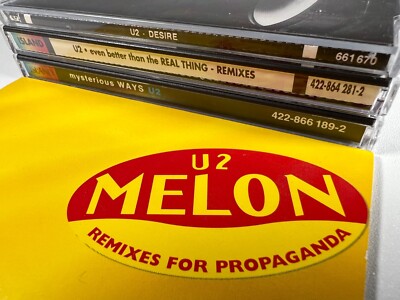 *RARE* U2 MELON CD - Remixes for Propaganda (3 other remixes included ...