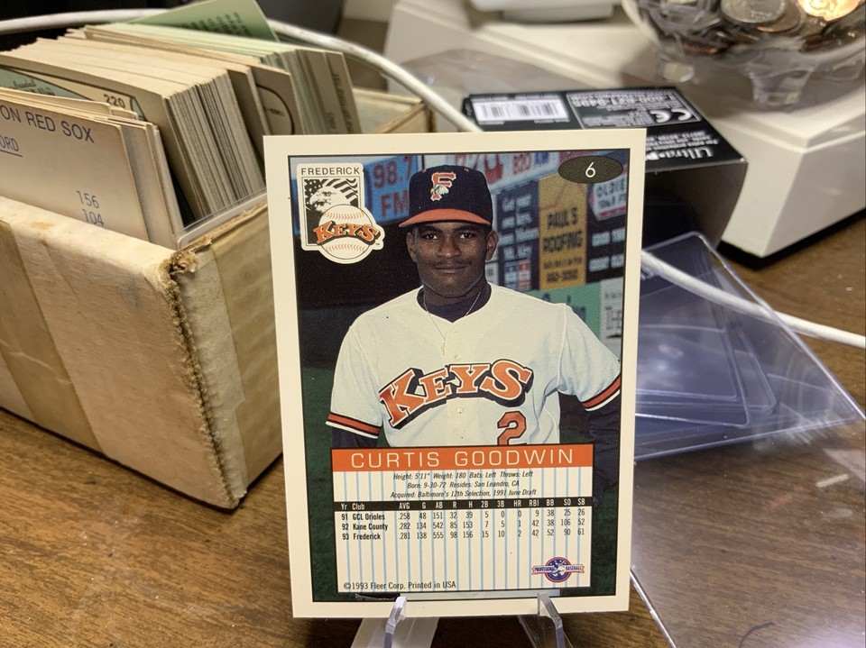 1993 Fleer Excel Curtis Goodwin #6 Frederick Keys Baseball Card | eBay
