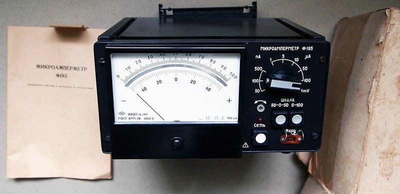 0 50 100 500 nA 1 5 10 50 100 mkA µa nano amper meter Microammeter ...