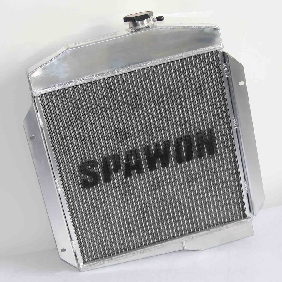 SPAWON 6167 Aluminum Radiator For International Scout 1961-1971 3.2L L4 ...