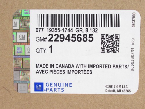 Genuine OEM GMC 22945685 Driver Front Fender Lower Trim Panel 2010-2017 ...