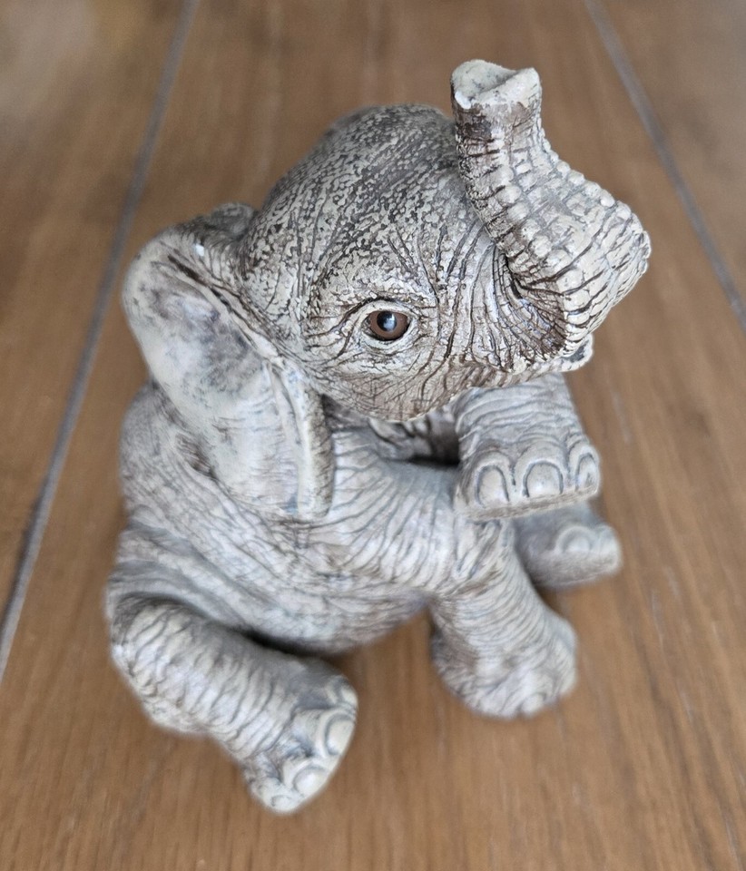 Marty Sculptures Vtg 1989 The HERD by Martha Carey Elephant Figurine ...