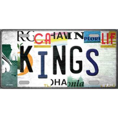 Kings Strip Art Novelty Metal License Plate Tag Tag LP-13264 | eBay