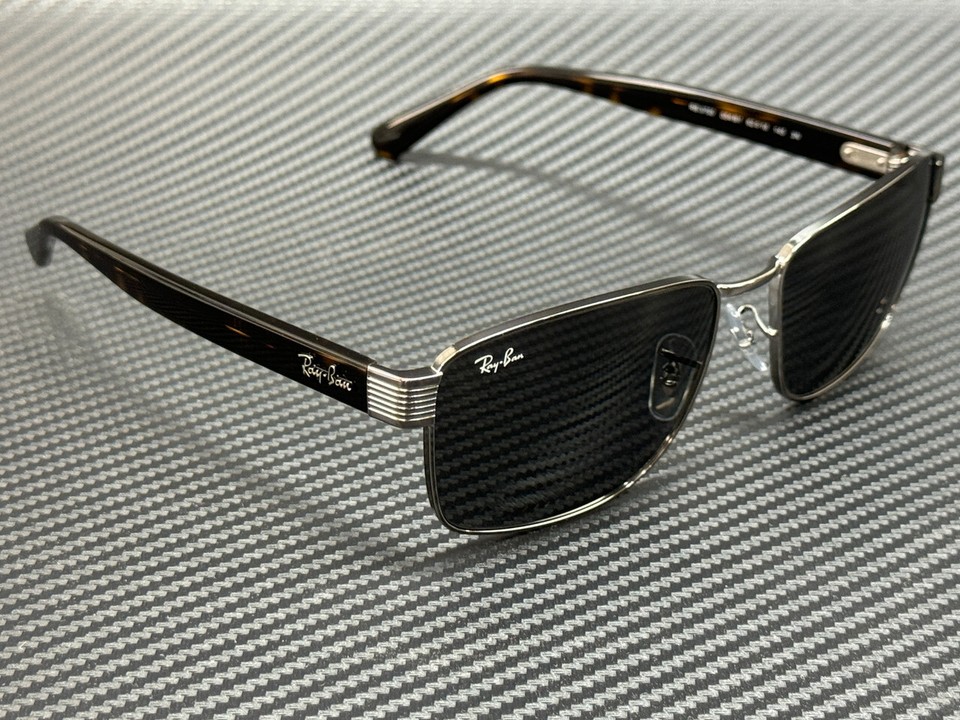 RAY BAN RB3750 004 B1 Gunmetal Grey Unisex 62 mm Sunglasses | eBay