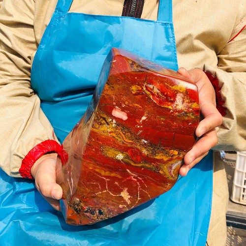 6300G Natural Beautiful Red Jasper ore Crystal Mineral Specimen MH534 ...