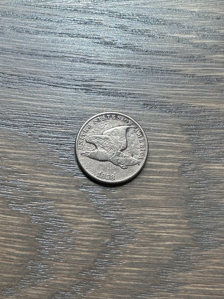 1858 US Flying Eagle Penny One Cent - Small Letters | eBay