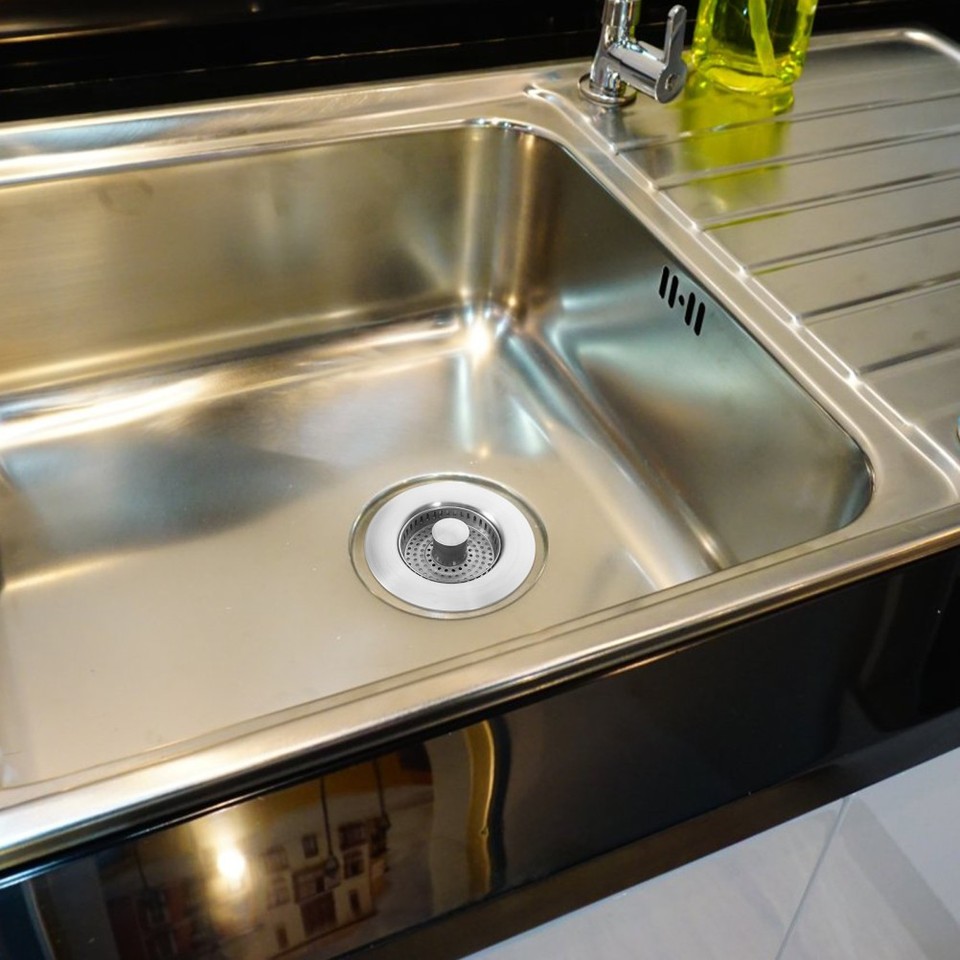 1 Set Kitchen Waste Drain Basket Sink Stopper Strainer Sink Food ...