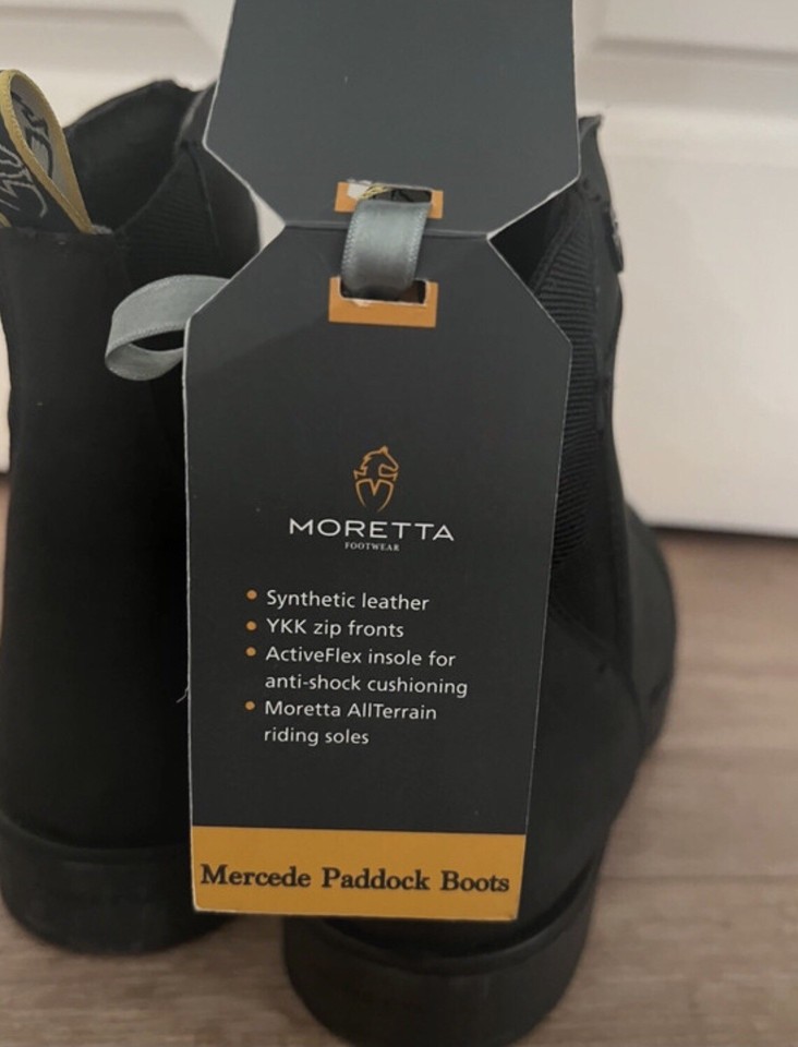 Moretta Mercede Paddock Yard Boots – Ladies Sz 7 black riding boot | eBay UK