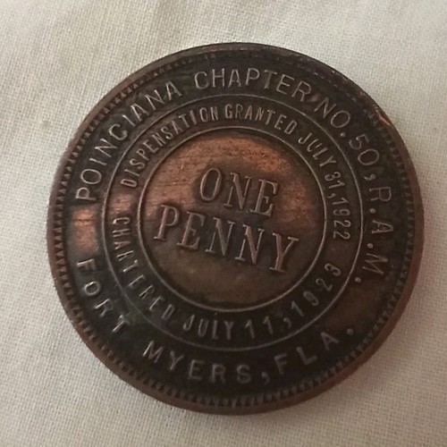 Poinciana Chap 1 PENNY Fort Myers Florida Disp. Grant. July 31 1922 ...