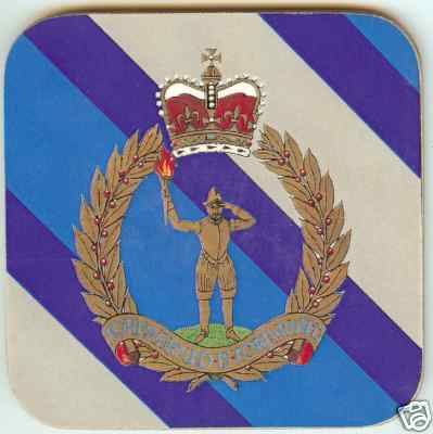 Cork Backed Laminate Coaster Army Observer Corps | eBay UK