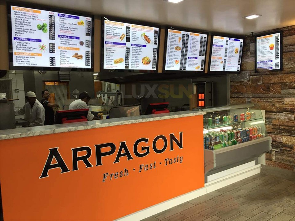 A1/A2/A3/A4 LED Light Menu Sign Board Restaurant Supermarket Movie ...