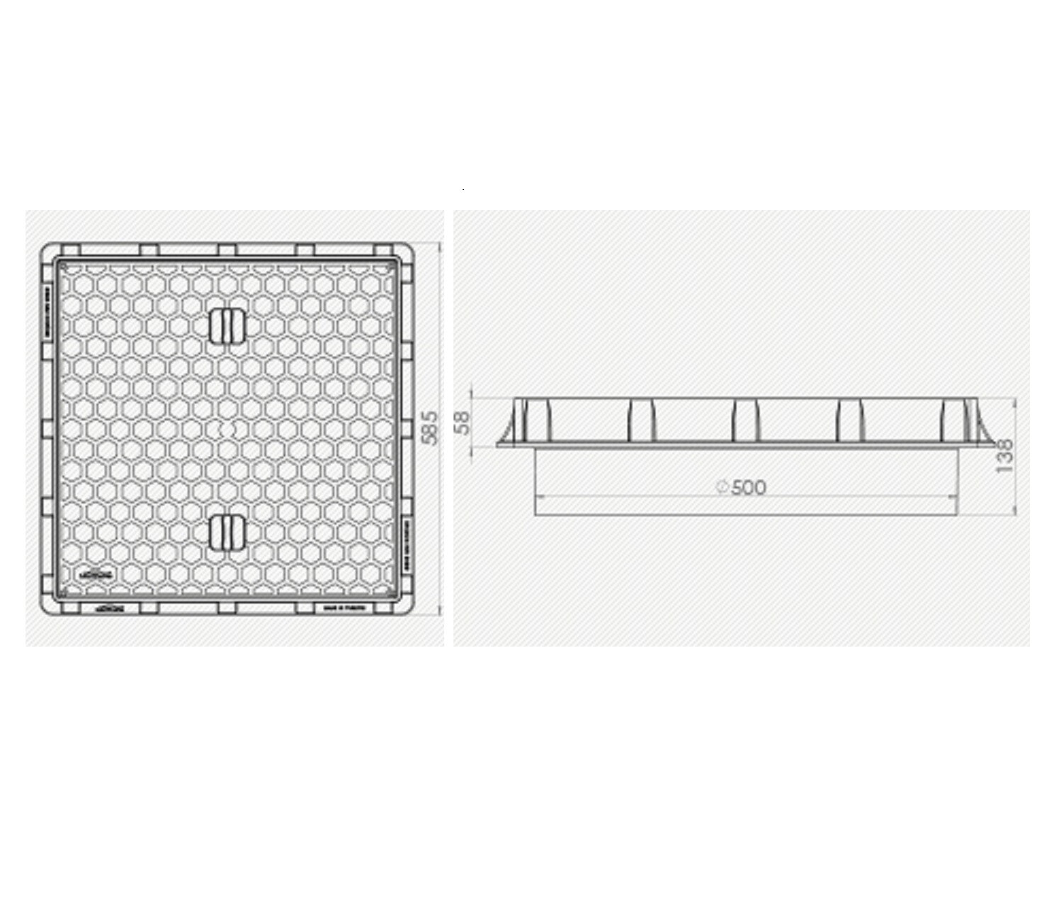 Shaft cover gully lid inspection flap gullid duct lid pipe lid | eBay