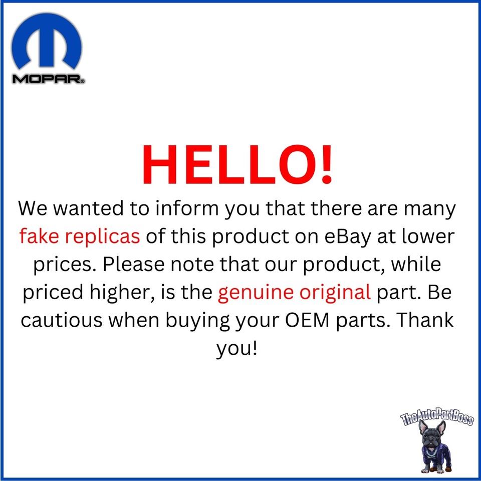 Fluid Temperature Sensor OEM Mopar 5149077AB 05149077AB | eBay